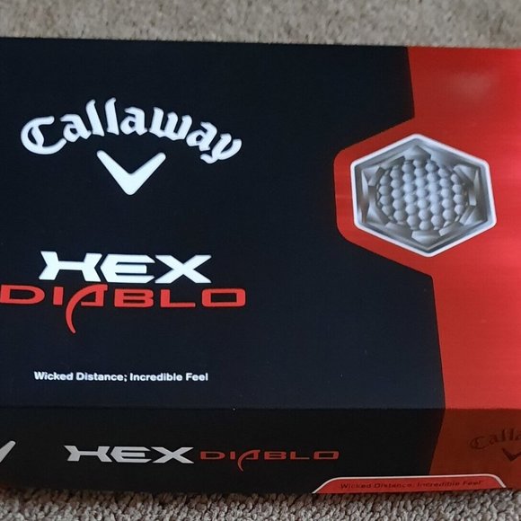 Callaway | Accessories | Callaway Hex Diablo Golf Balls Dozen New ...